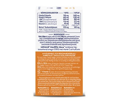 MorEPA Move | 90 % omega-3 | For smidiga och flexibla leder | MINAMI®